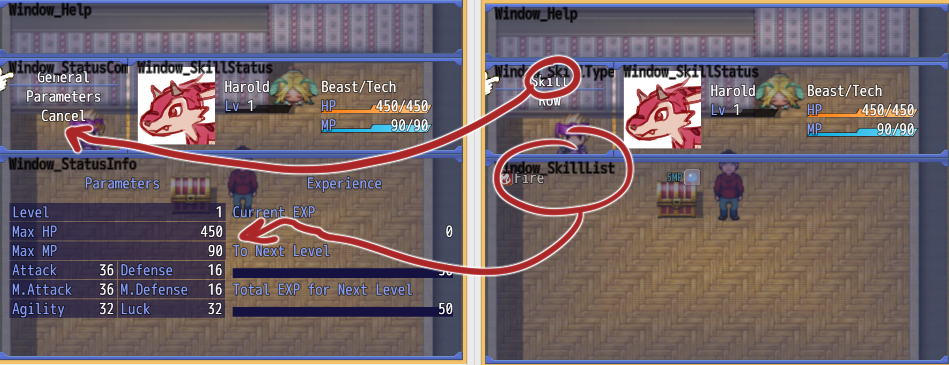 Possible to add Skill Window to Yanfly's Statusmenu Core? | RPG Maker Forums