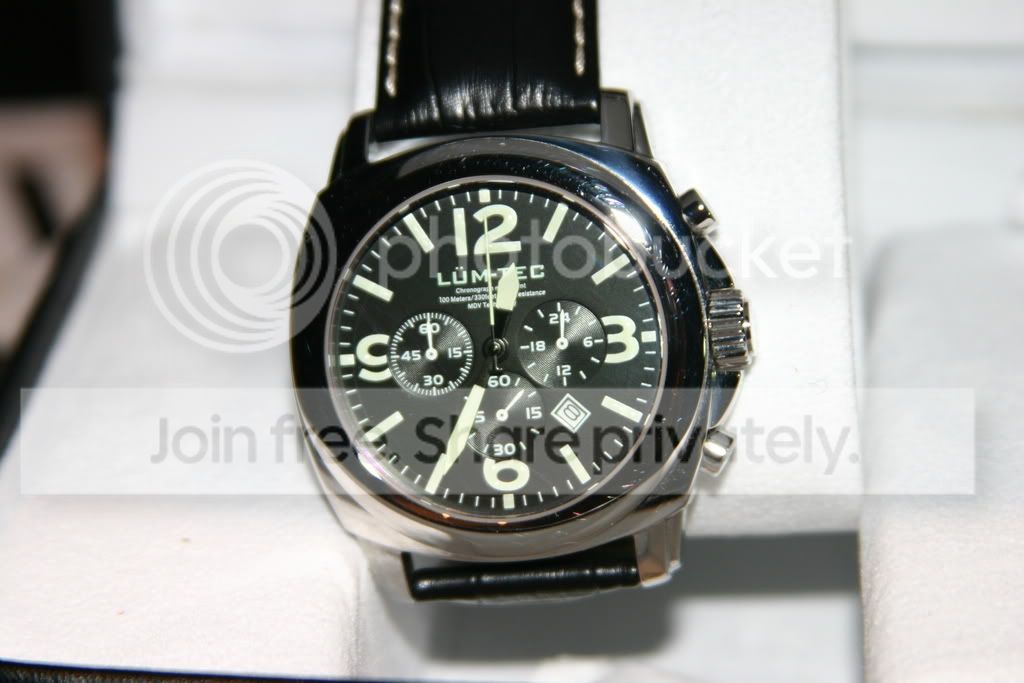 FS: Reduced- Limited Edition Lum-Tech M1 Chronograph. $200 shipped ...