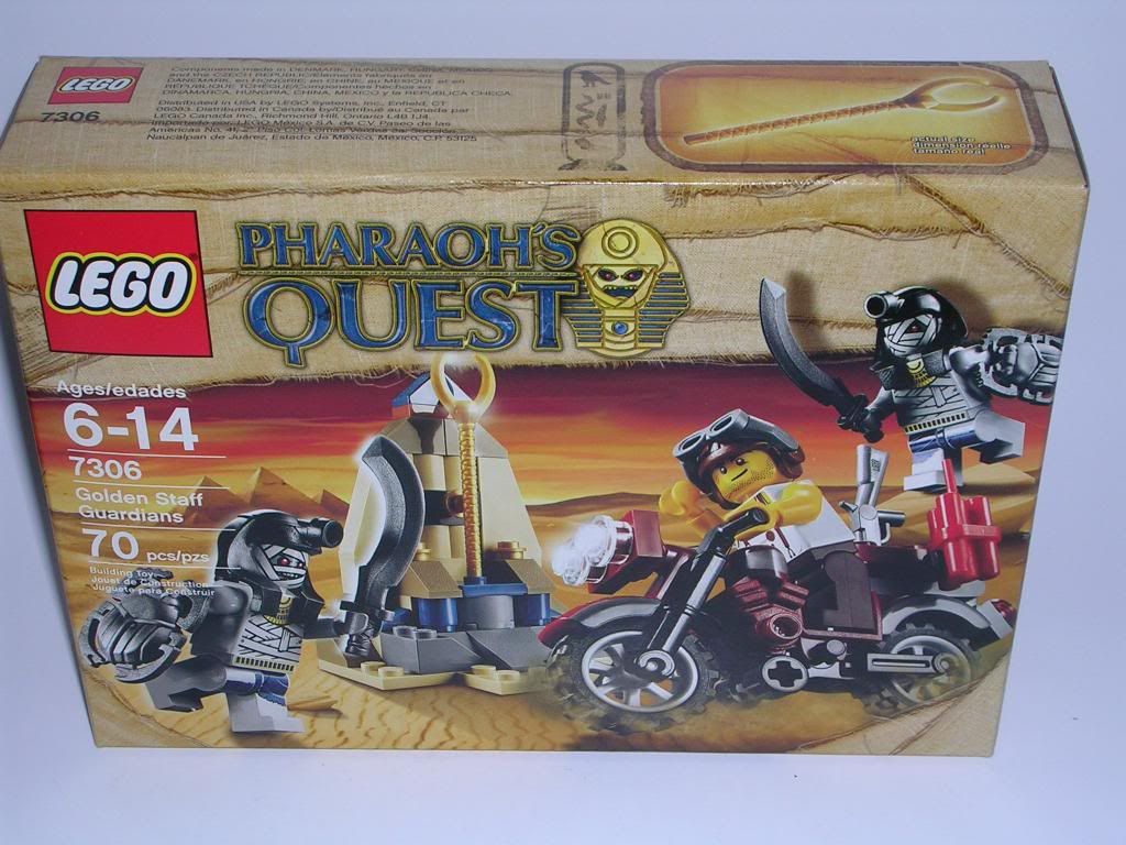 Lego Pharaoh’s Quest: Golden Staff Guardians (#7306) | FigureFan Zero