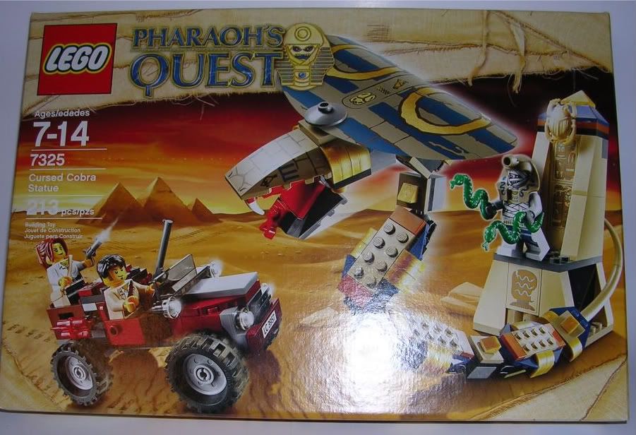 Lego’s Pharaoh’s Quest: Cursed Cobra Statue (#7325) | FigureFan Zero