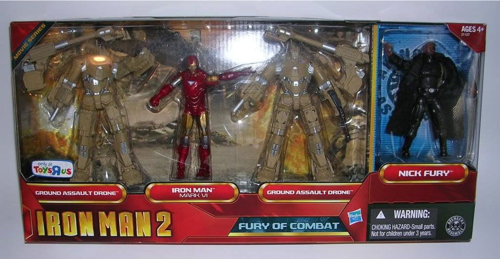 Iron Man 2: “Fury of Combat” Boxed Set by Hasbro | FigureFan Zero