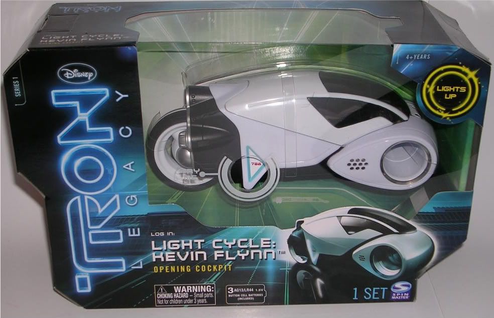 Tron Legacy: Kevn Flynn's Lightcycle by Spin Master - figurefan