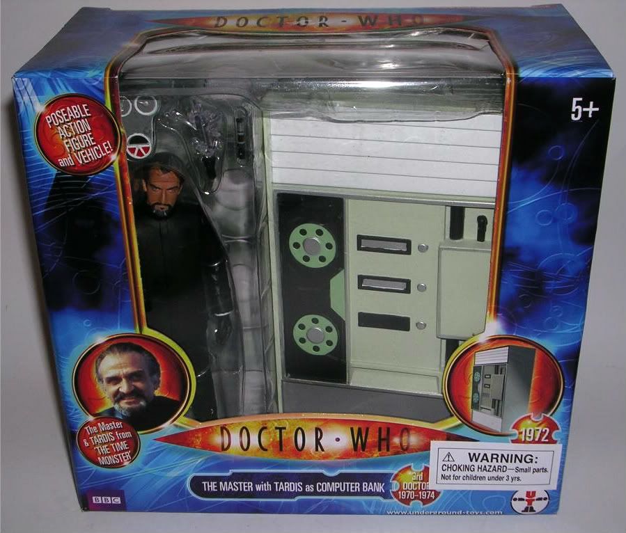 Doctor Who: “The Time Monster” Master and TARDIS by Character Options ...