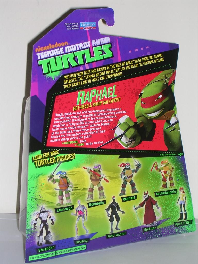 Teenage Mutant Ninja Turtles: Raphael (Nickelodeon) by Playmates ...
