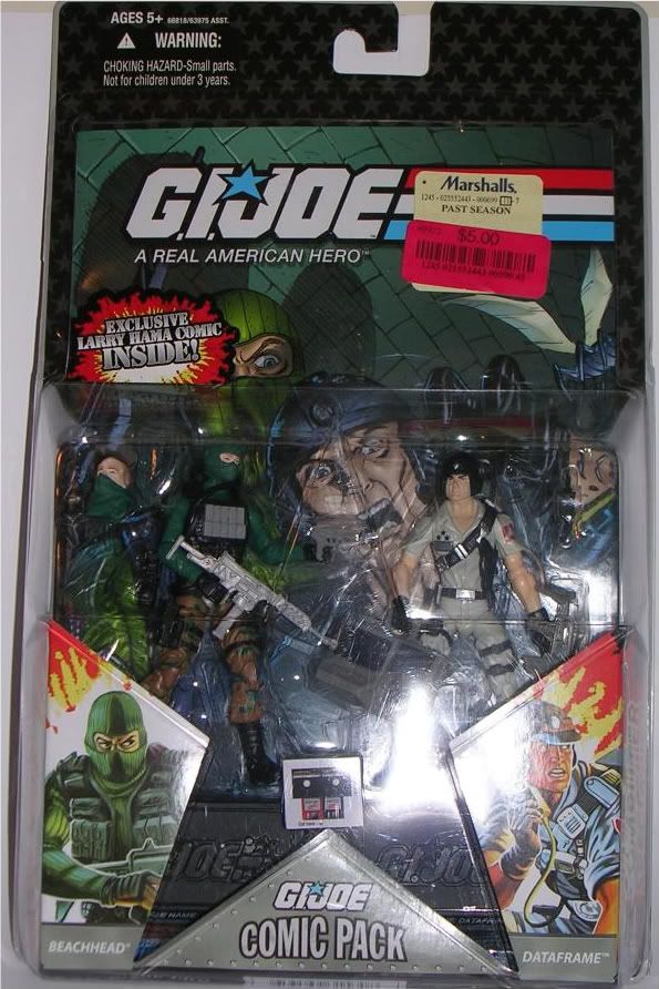 GI JOE 25th Anniversary Comic Pack: Beachhead and Data Frame by Hasbro ...