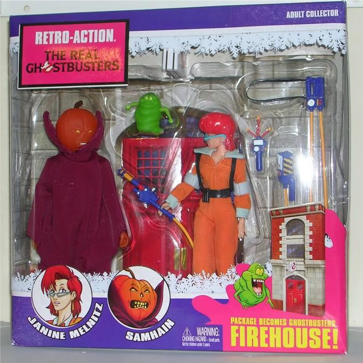 The Real Ghostbusters: Retro-Action Janine Melnitz and Samhain 2-pack ...