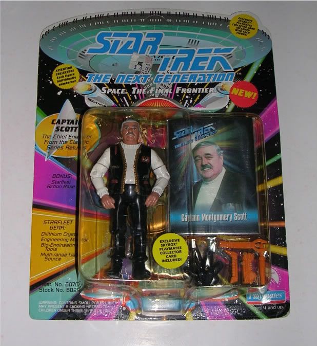 Star Trek: TNG Captain Montgomery Scott by Playmates: figurefan ...