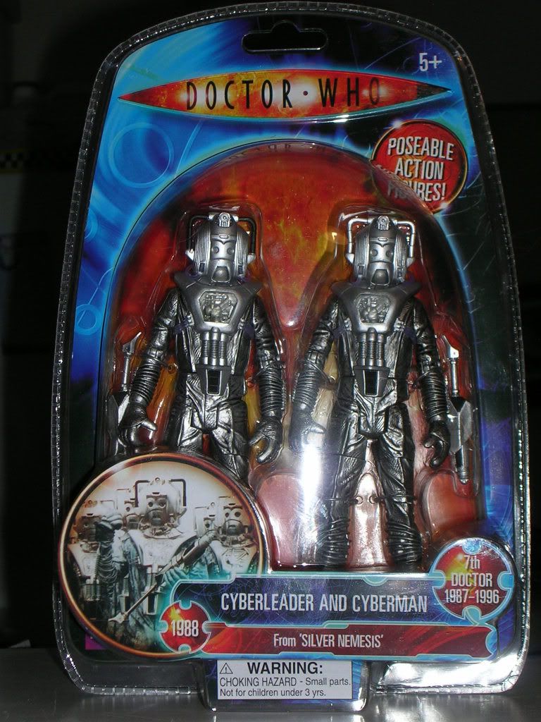Doctor Who: Silver Nemesis Cyberleader and Cyberman by Character ...